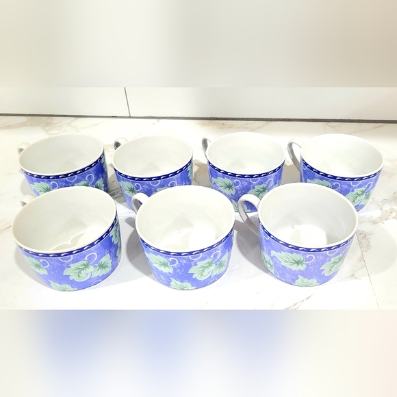 Sandra Rich | Dining | Sandra Rich Porcelain Mugs Set Of 7 | Poshmark